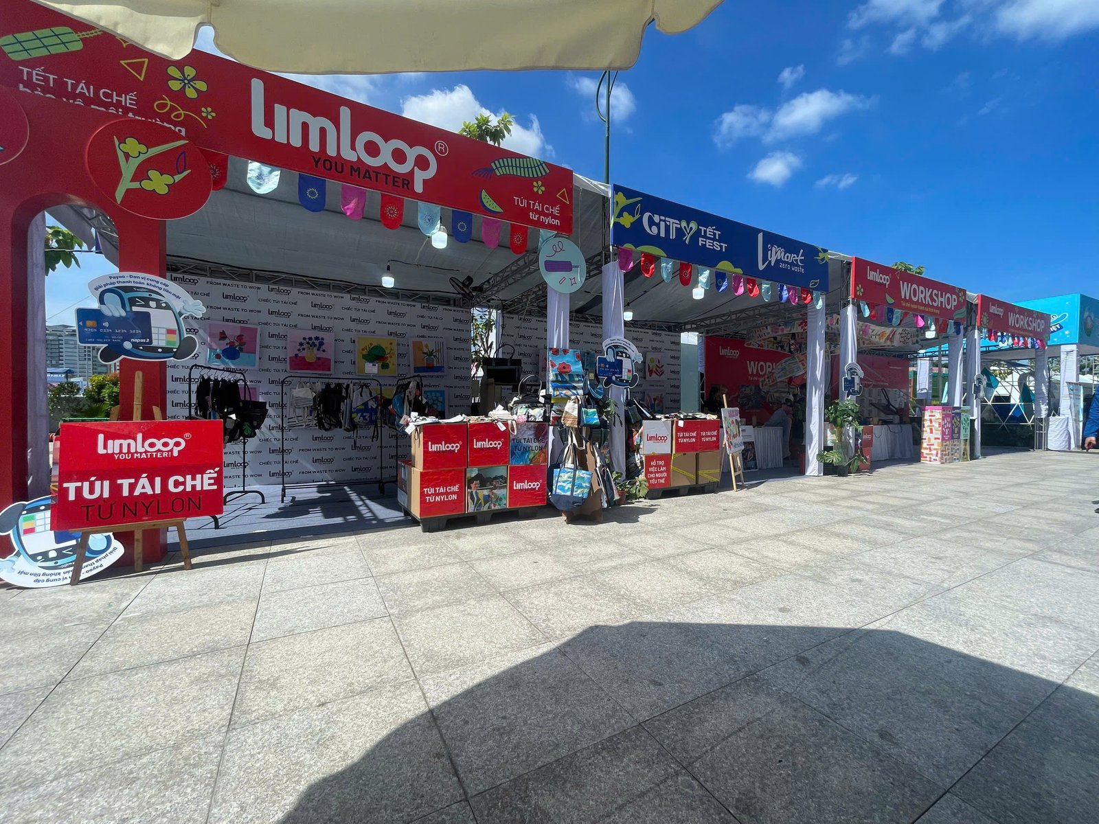 Gian hàng bền vững Limloop tại City Tết Fest - Limloop